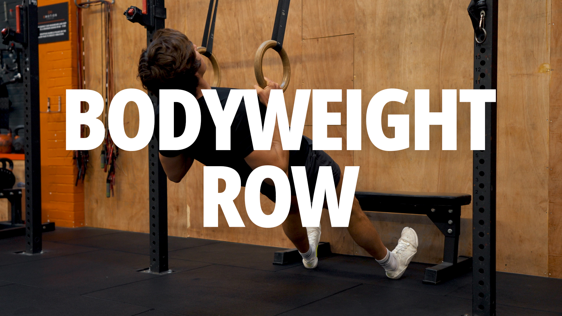 Bodyweight row 101 - Bodyweight Warrior